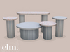 Second Life Marketplace - Elm. Ophira Table Set [Blueberry]